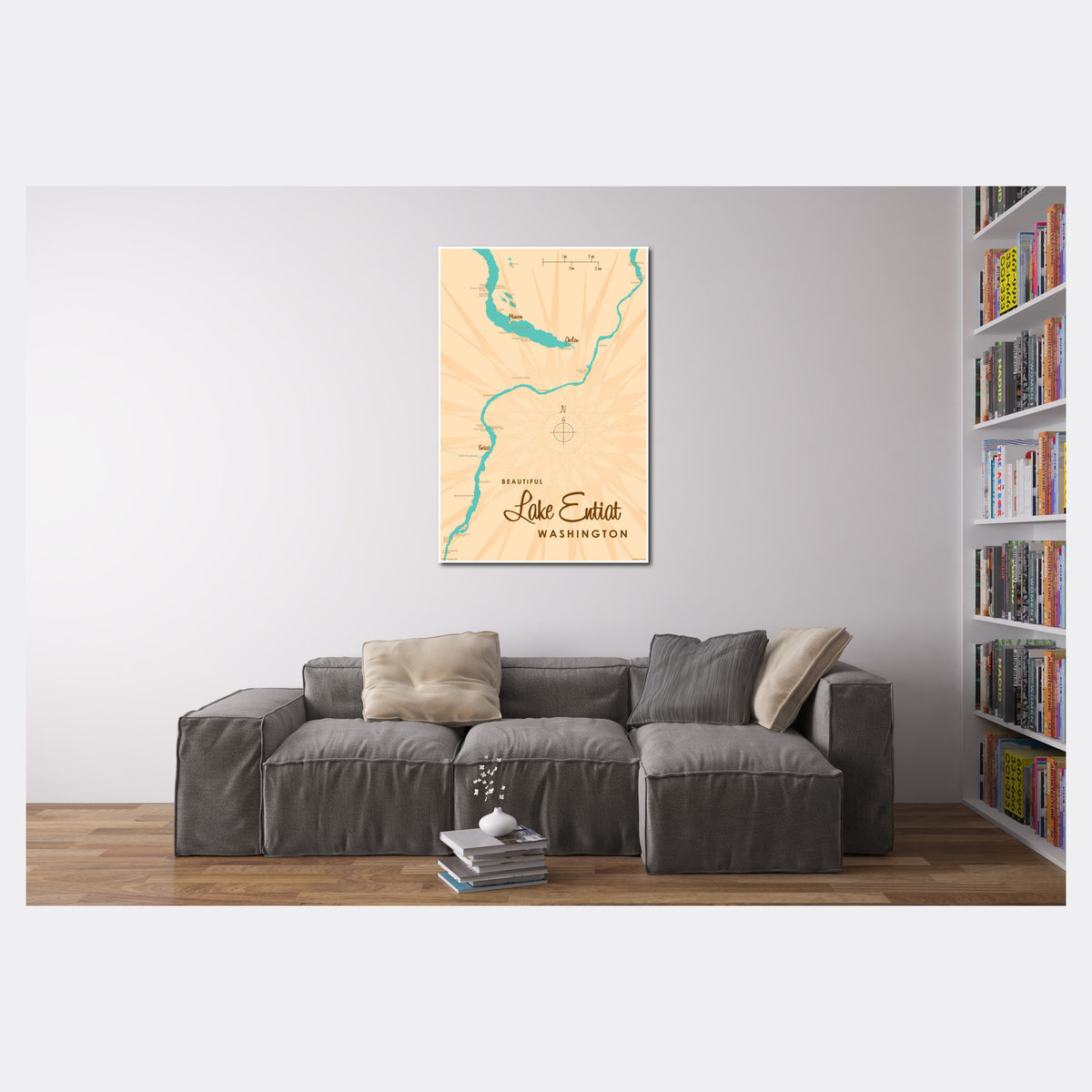 Lake Entiat Washington, Paper Print – Lakebound®