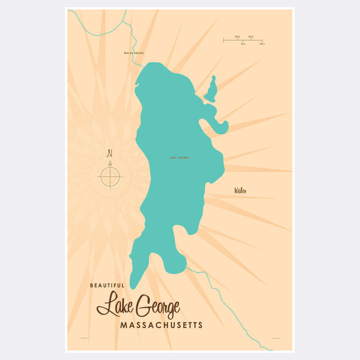 Lake George Minnesota, Paper Print – Lakebound®